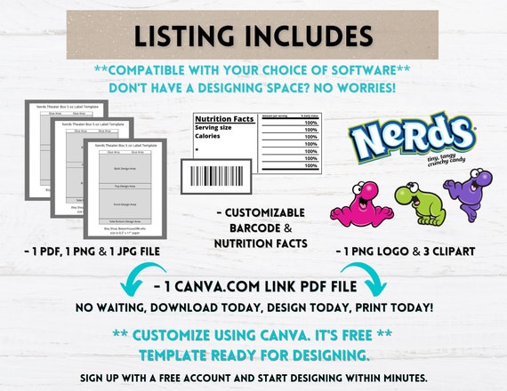 Nerds Box Template