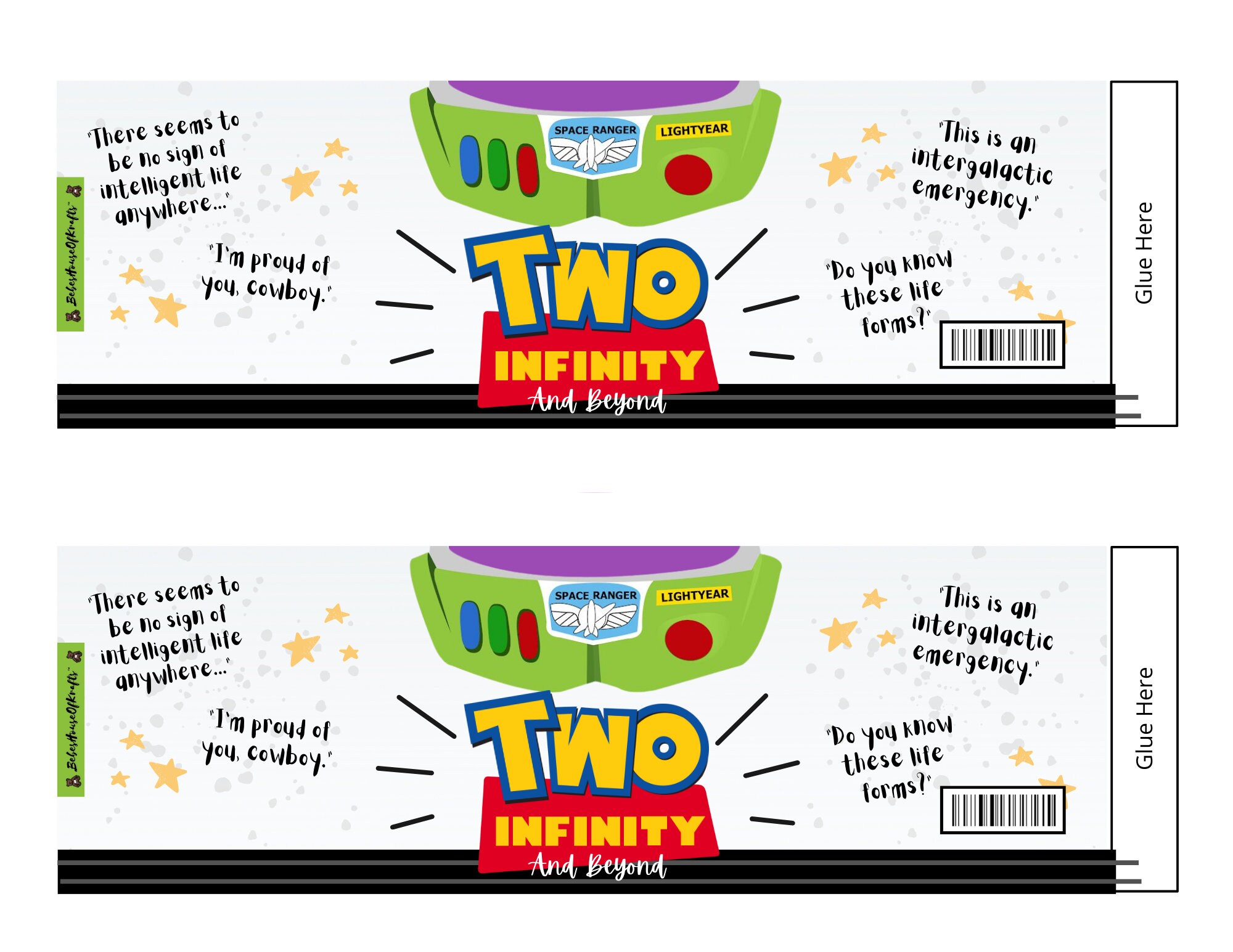 Small Toy Story Pringles 1.3 Oz Can "two Infinity and Beyond" - Etsy