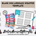 Blank Mini Airheads Wrapper Template | Canva Link | DIY Wrapper ...