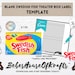 Blank Swedish Fish Label Template | Canva Link | DIY Labels | Party ...