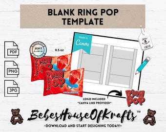 Ring Pop Wrapper - Etsy