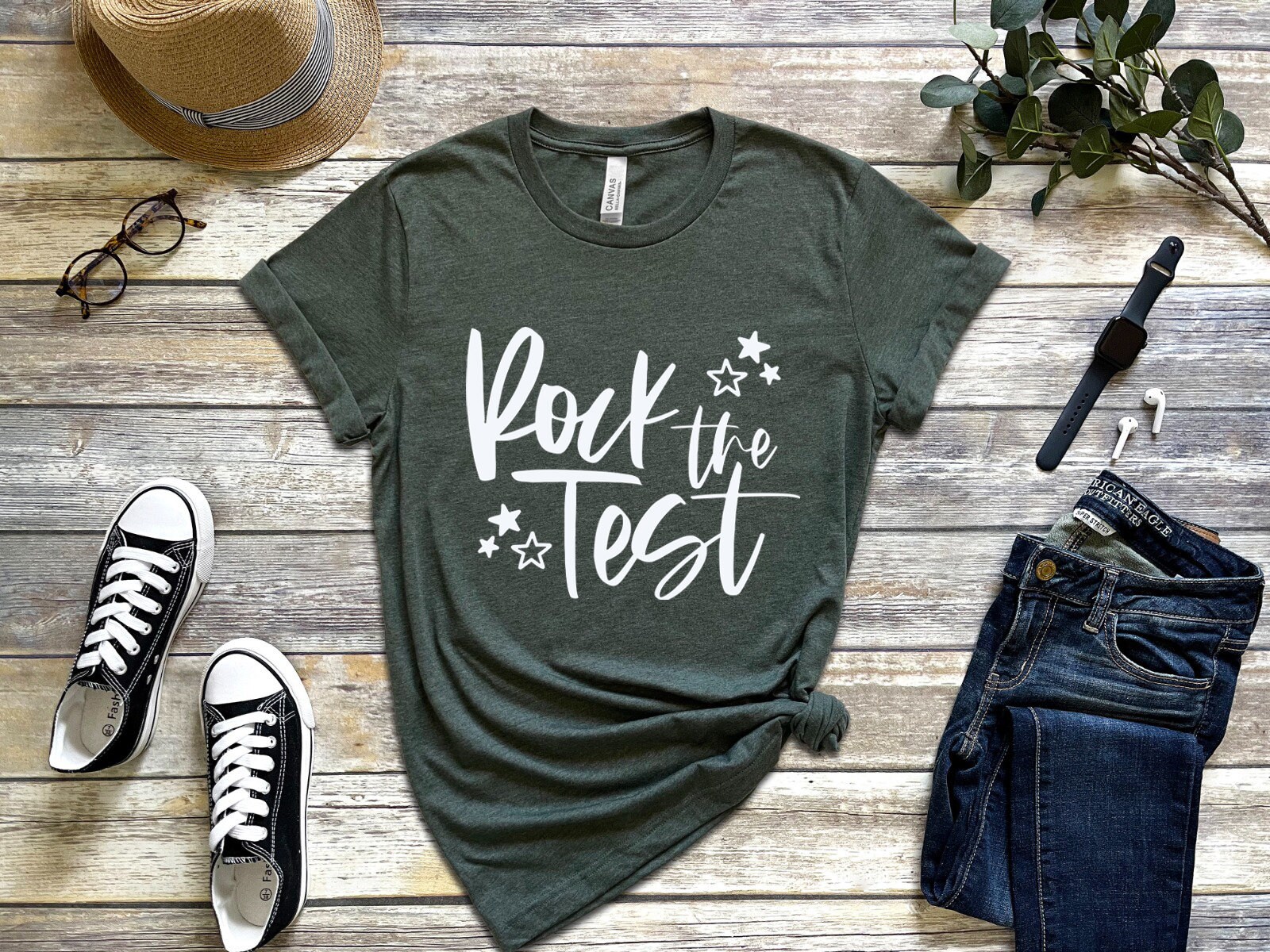 Testing Shirt Rock the Test Shirt Teacher Shirts State | Etsy