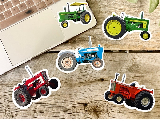 Realistic Tractor Stickers Farm Sticker Farming Equipment Sticker - Etsy