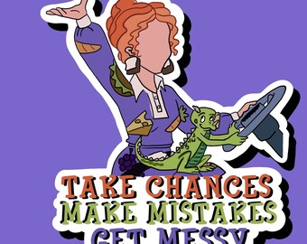 Ms Frizzle Sticker - Etsy