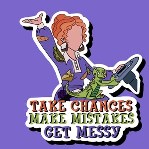 Ms. Frizzle Sticker Waterproof - Etsy