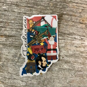 Indiana Landmark Sticker - Etsy