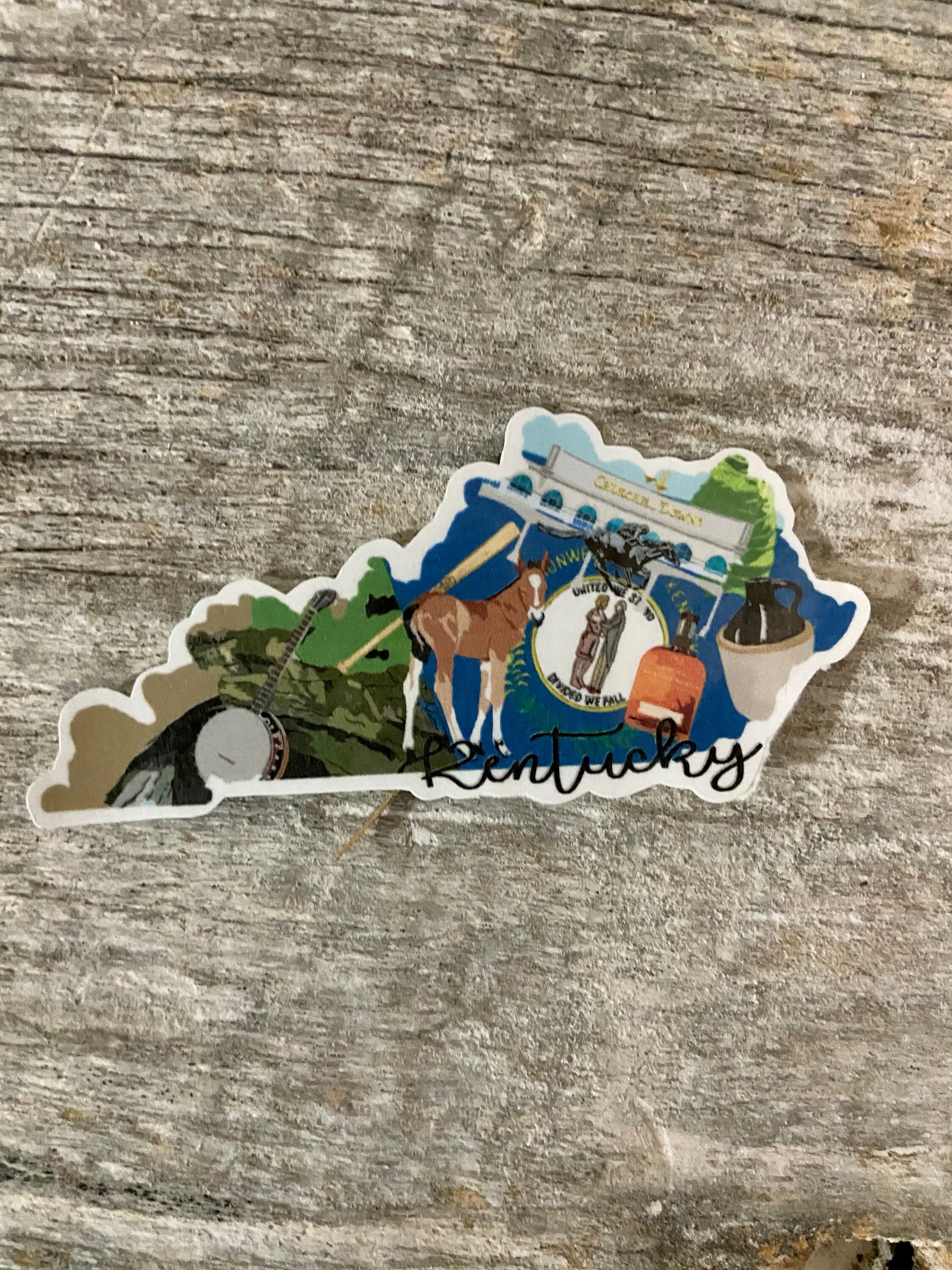 Kentucky Landmark Sticker NOW WATERPROOF | Etsy