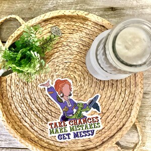 Ms. Frizzle Sticker Waterproof - Etsy