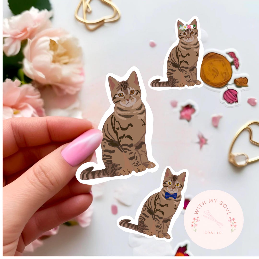 Cat Stickers - Etsy
