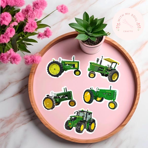 Tractor Stickers - Etsy