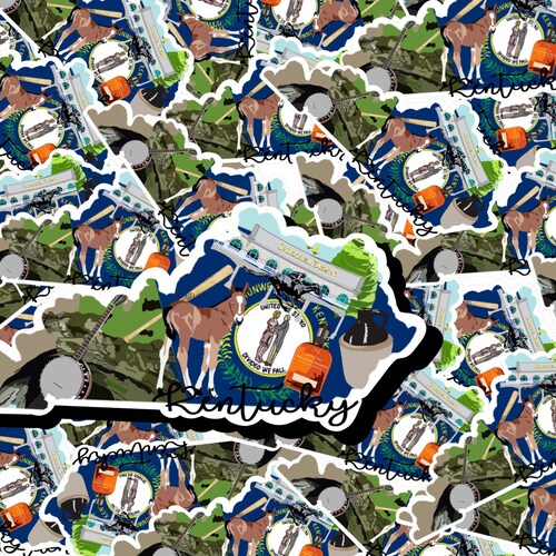Kentucky Landmark Sticker NOW WATERPROOF - Etsy
