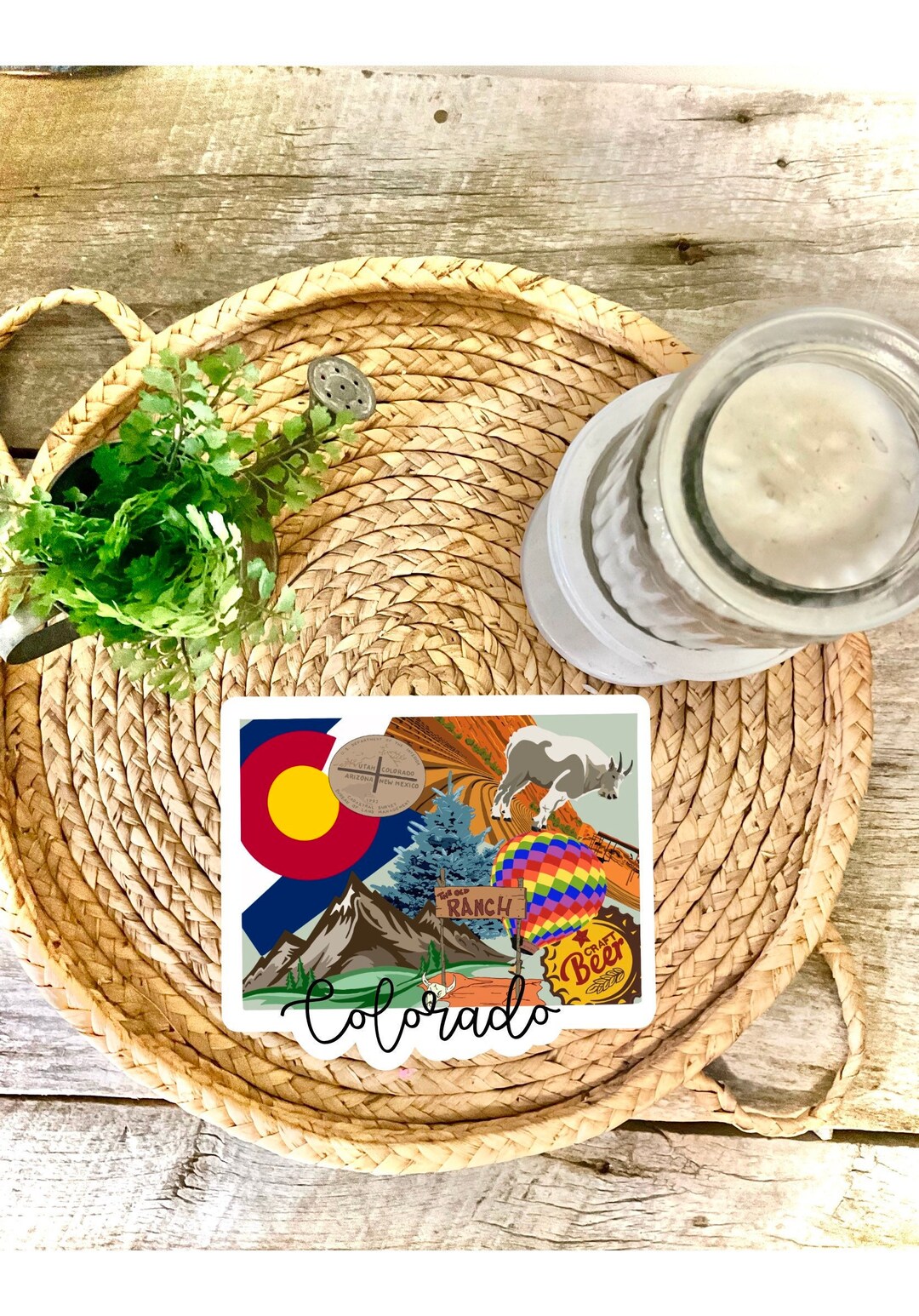 Colorado State Sticker - Etsy