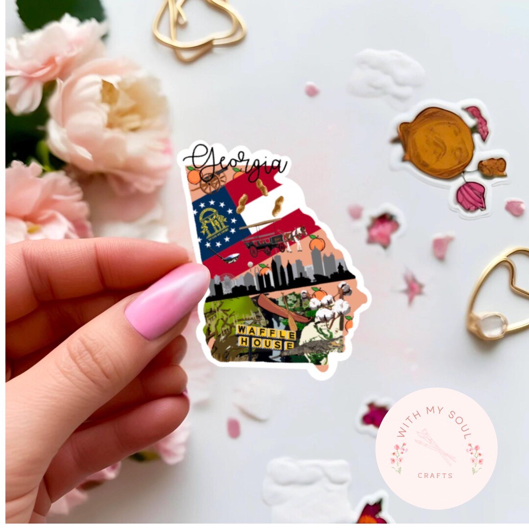 Georgia Landmark | Sticker NOW WATERPROOF! - Etsy
