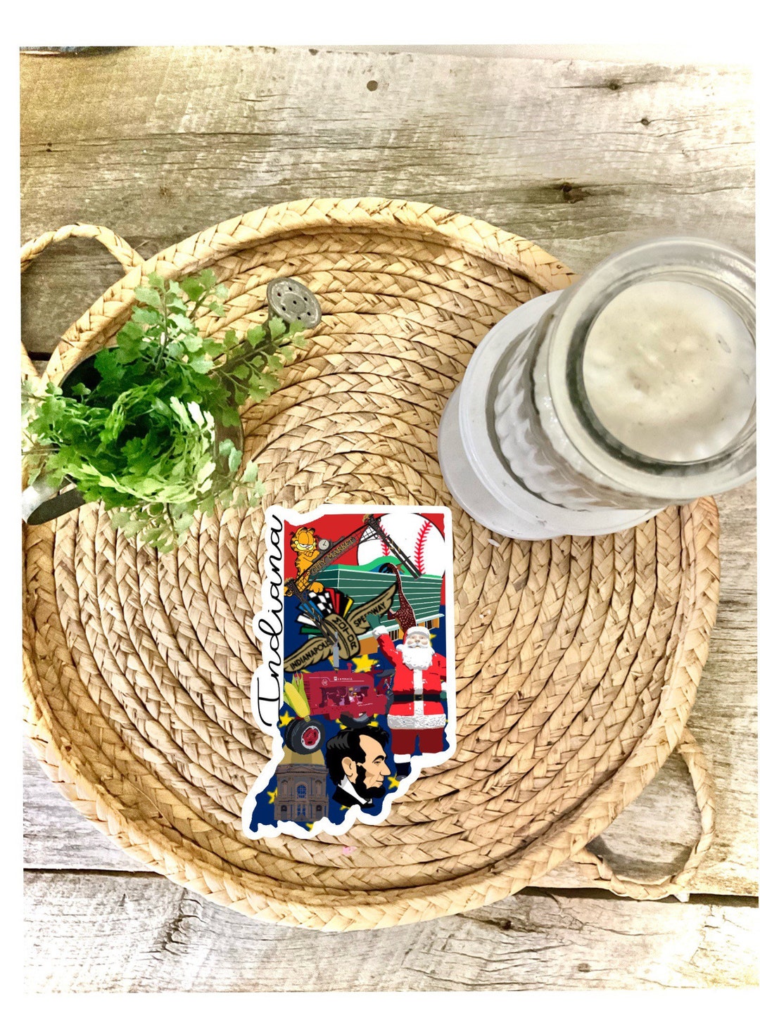 Indiana Landmark Sticker - Etsy