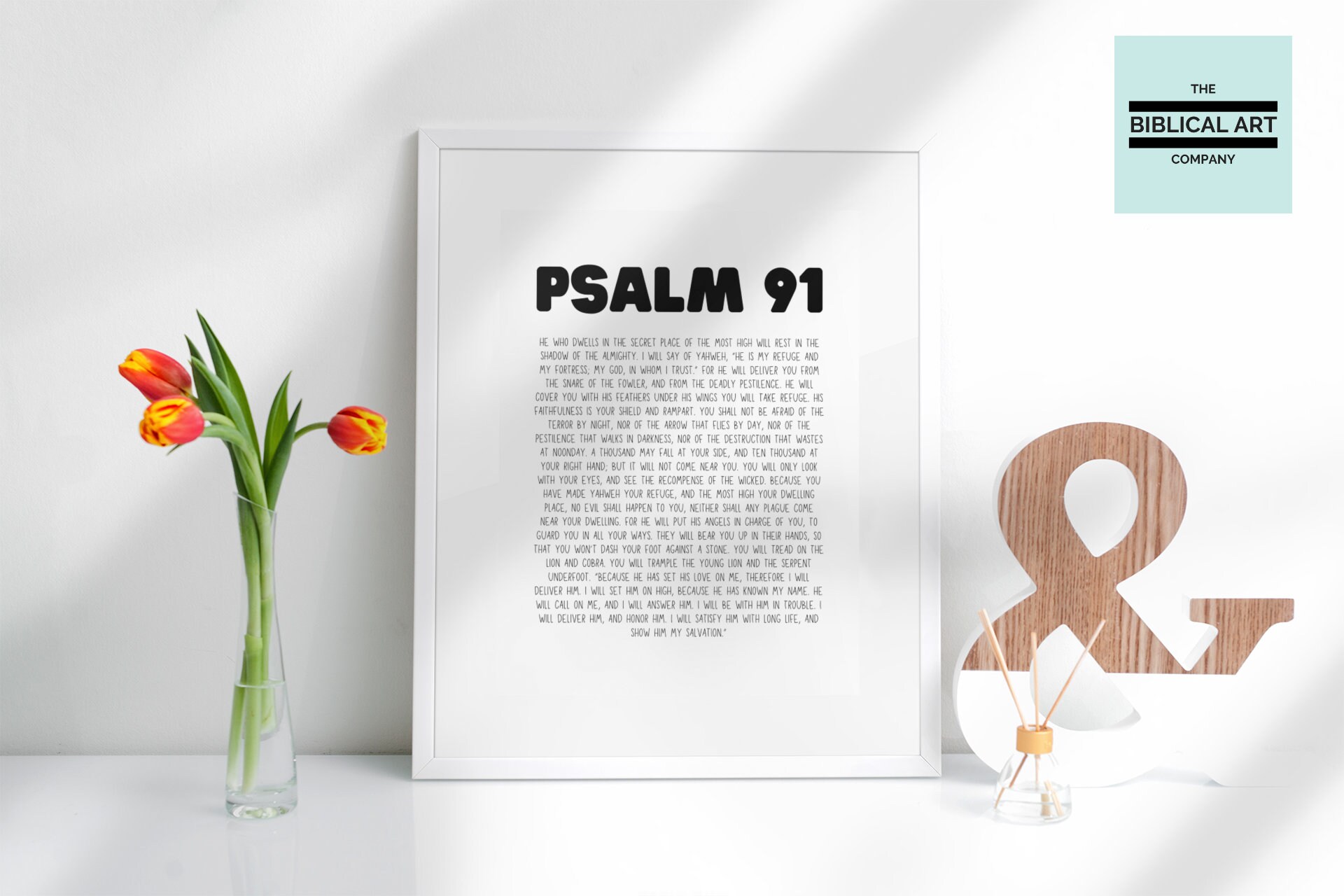 Psalm 91 Christian Wall Art Christian Gifts Posters and | Etsy
