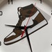 Wall Clock Nike Travis Scott - Etsy