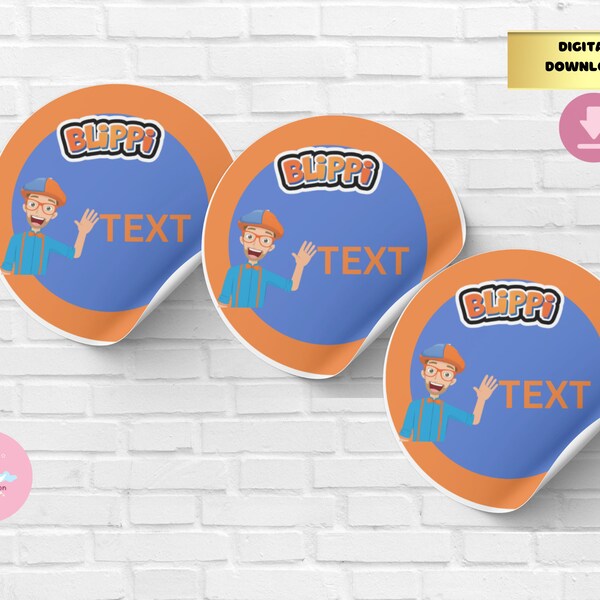 Blippi Party Treats - Etsy