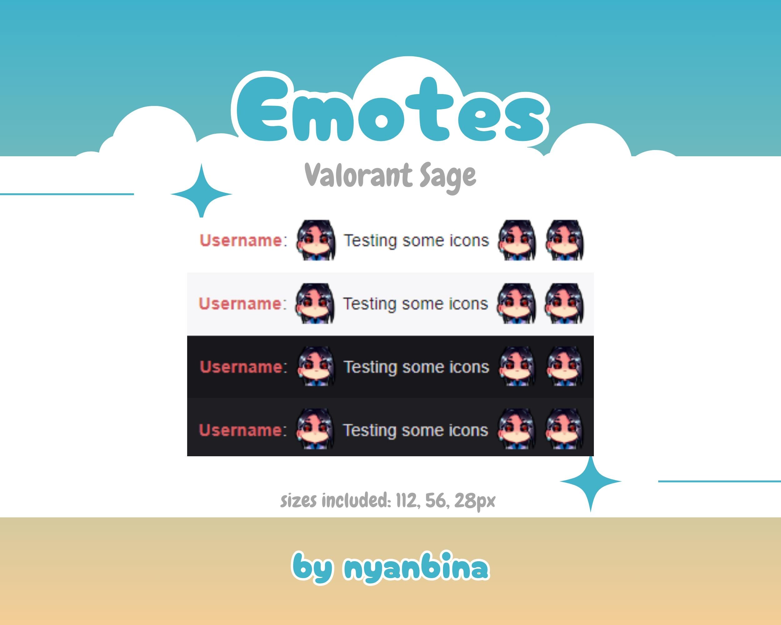 Valorant Sage Stare Emote • Twitch, Discord, Youtube - Etsy