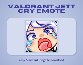 Jett Plead VALORANT Emote for Twitch, Youtube, Discord - Etsy