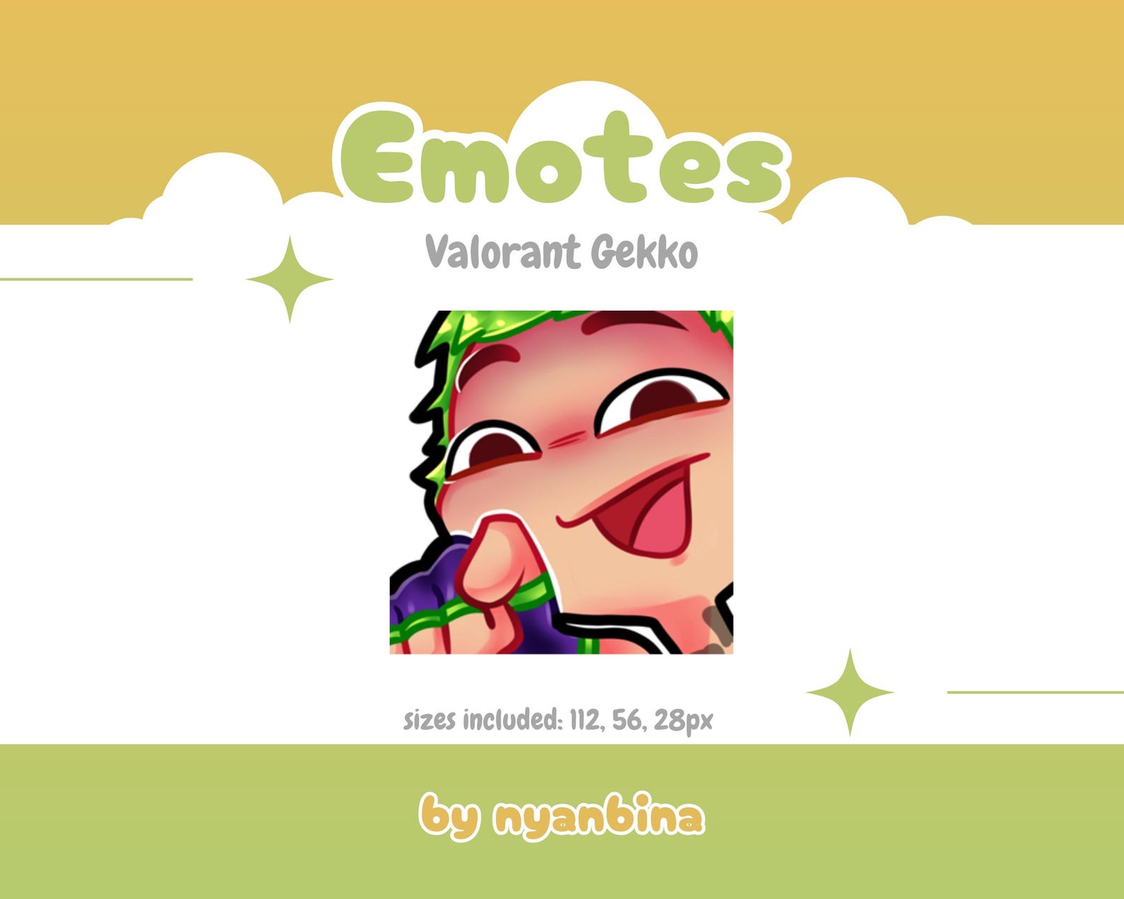Valorant Gekko Creep Emote Twitch, Discord, Youtube - Etsy