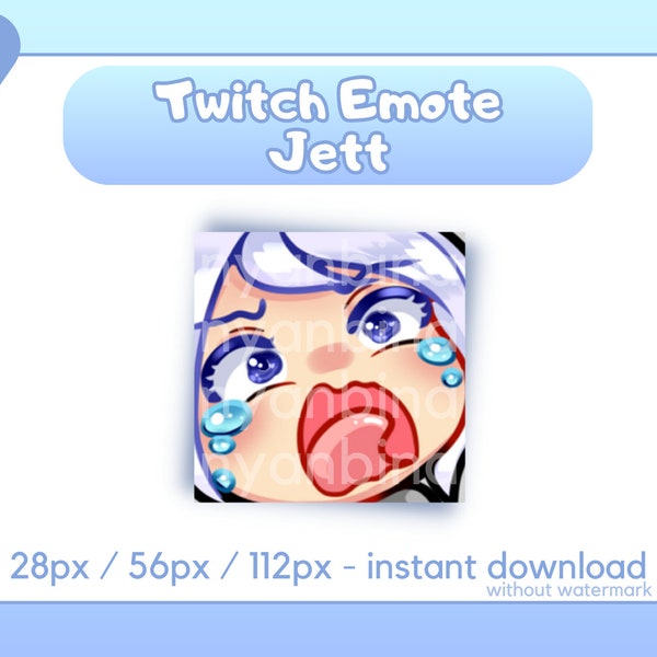 Emote Valorant Jett Cry Twitch - Etsy