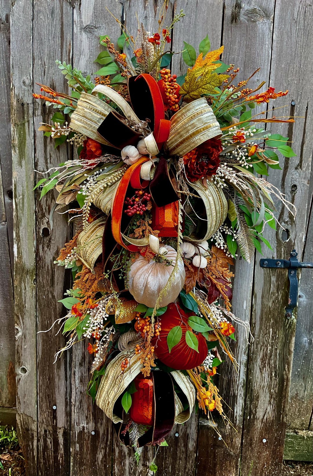 Fall Swag, Elegant Fall Swag ,autumn Wreath, Fall Decor, Elegant Fall ...