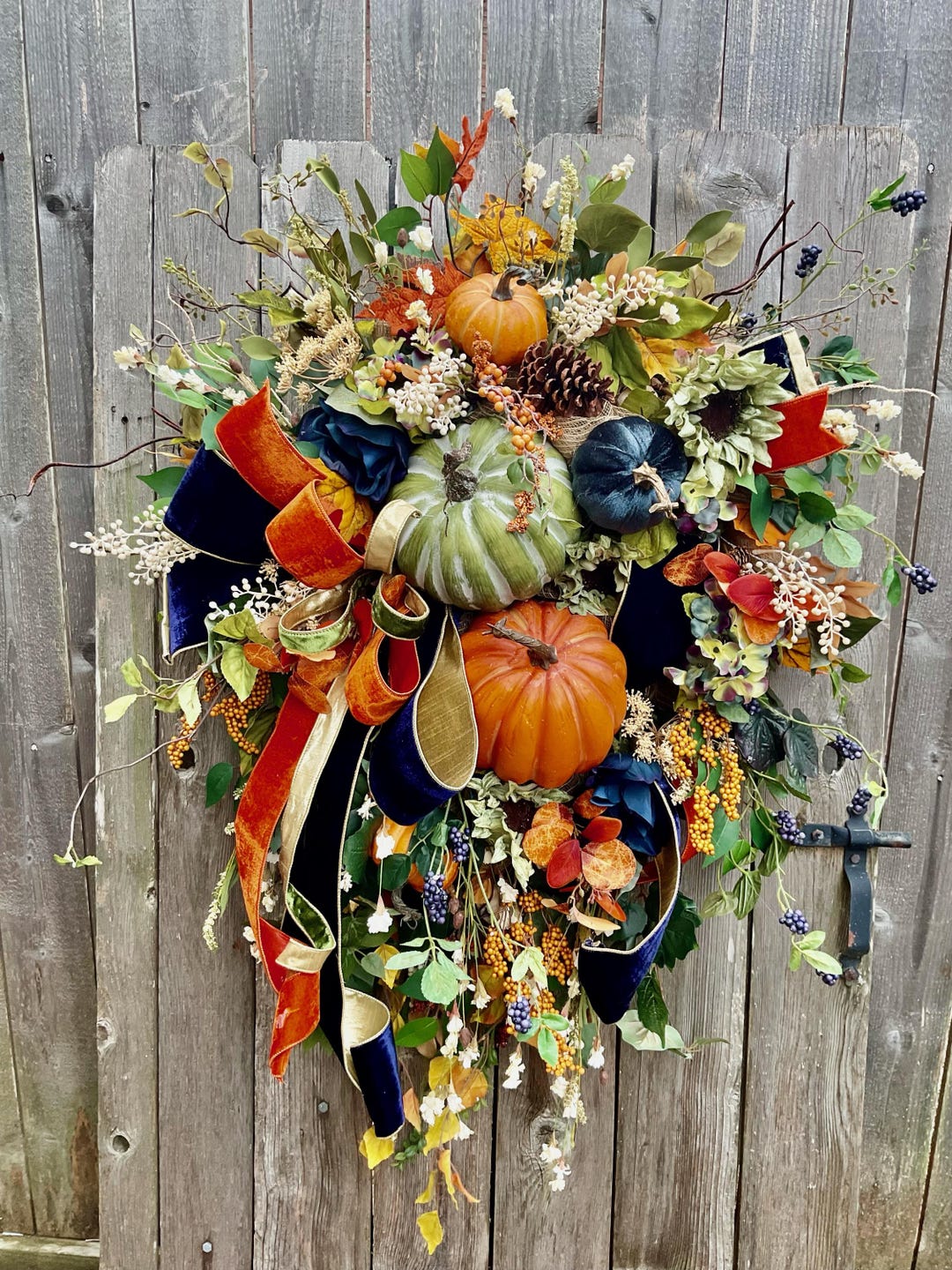 Fall Wreath, Autumn Wreath Fall Decor. Fall Wreath for Front Door, Fall ...