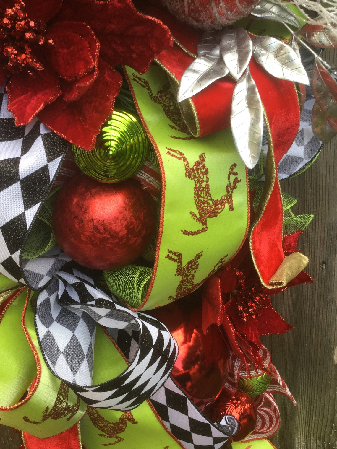 Christmas Swags for Double Doors, Christmas Wreaths, Whimsical ...