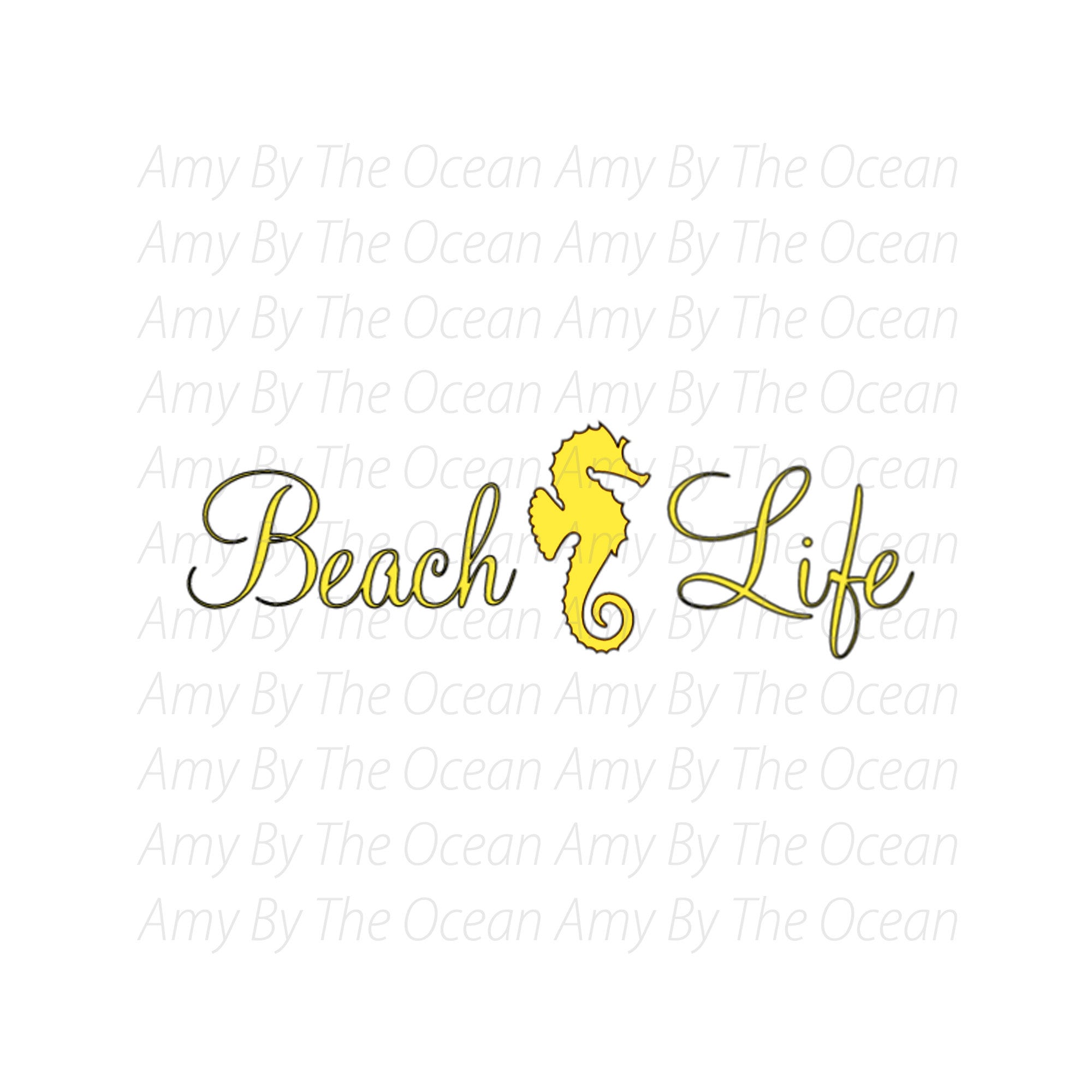Beach Life Decal Beach Life Sticker Beach Life Vinyl | Etsy