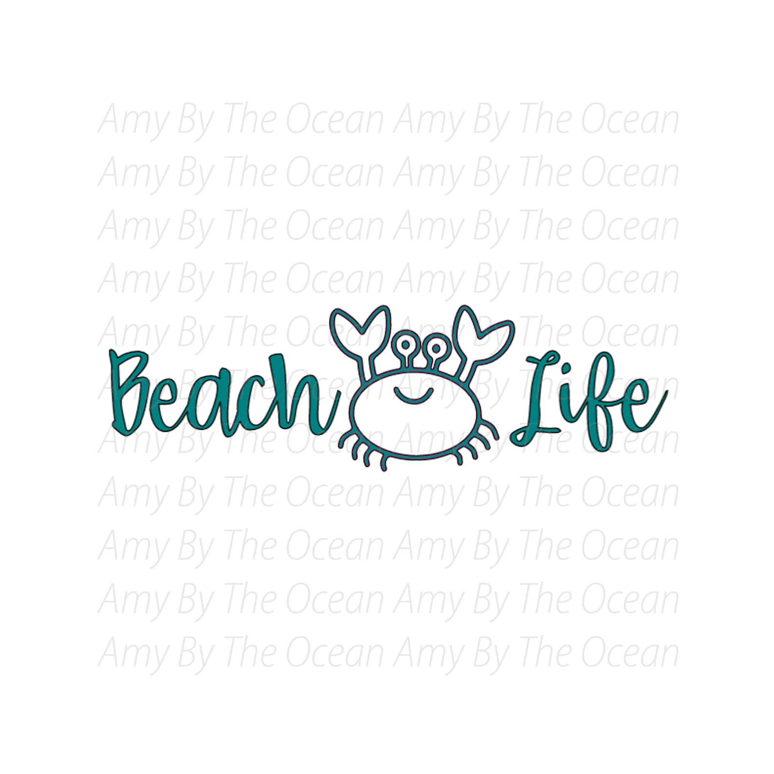 Beach Life Decal Beach Life Sticker Beach Life Vinyl - Etsy