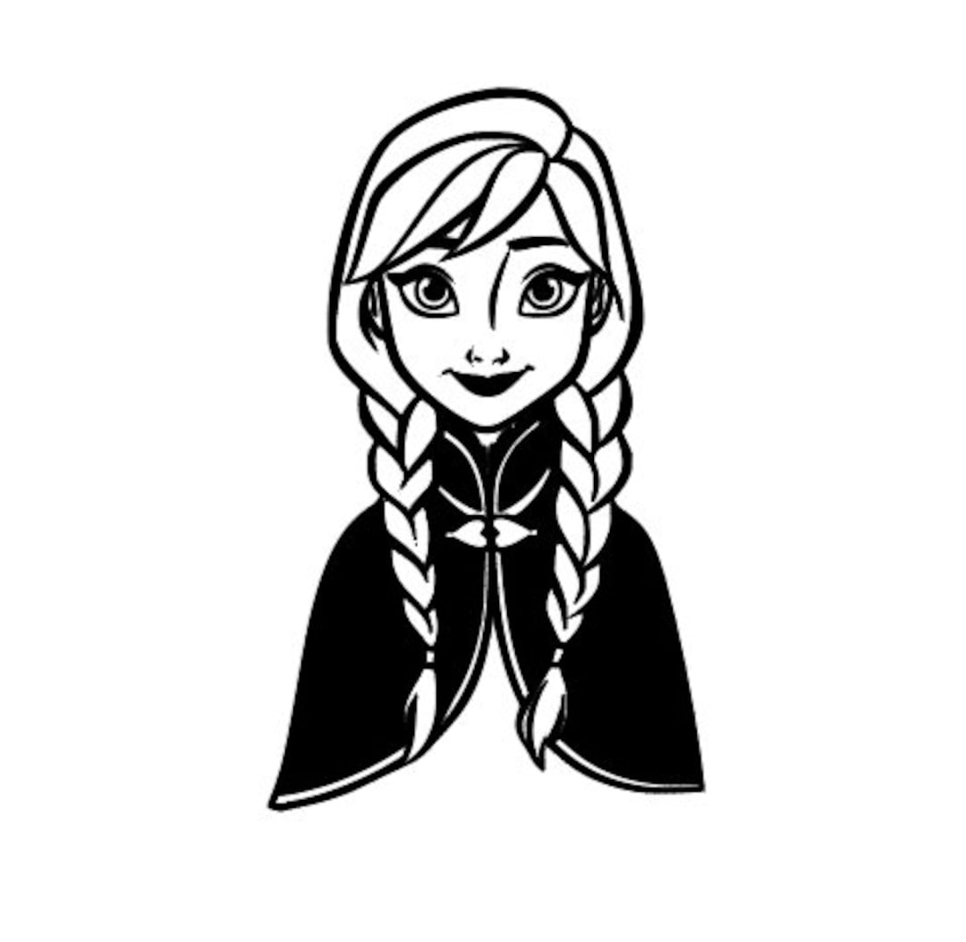 Anna Decal Frozen Decal Car Decal Disney Frozen Decal Disney Princess ...
