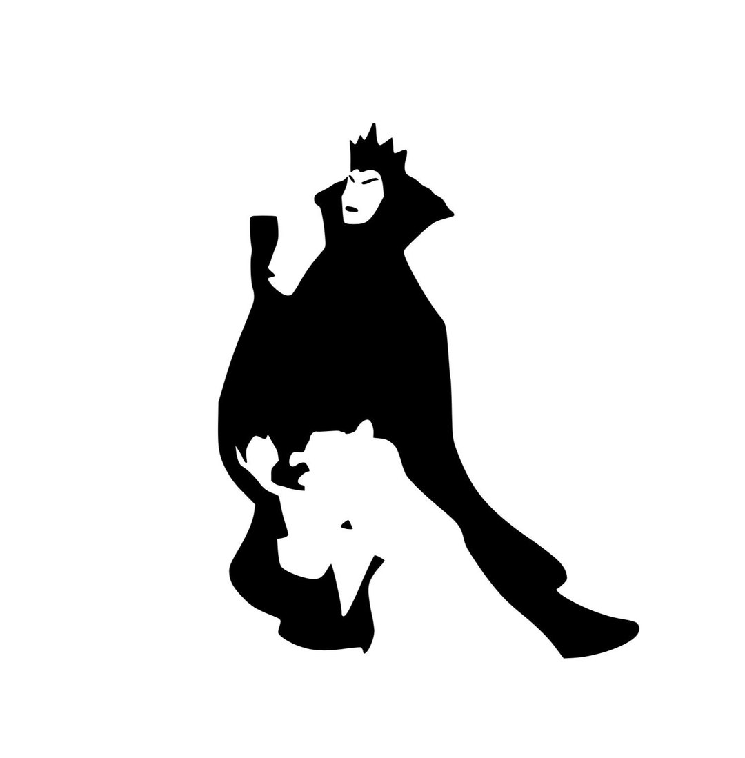 Evil Queen and Witch Silhouette Decal | Snow White Evil Queen Decal ...