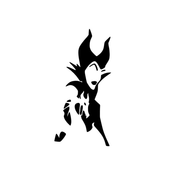 Maleficent Silhouette Svg - Etsy