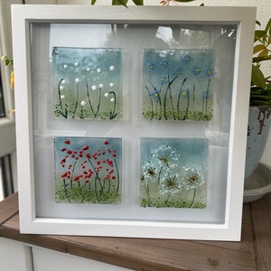 Fused Glass Flower Scenes - Etsy