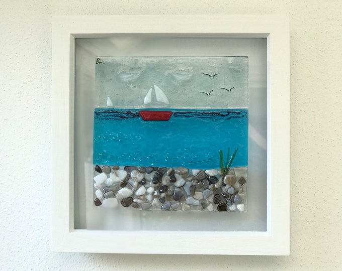 Handmade Cornish fused glass. by BrontesCornishGlass on Etsy