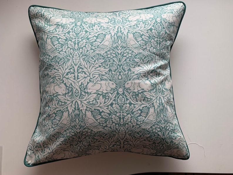 William Morris Brer Rabbit Cushion Cover | Etsy