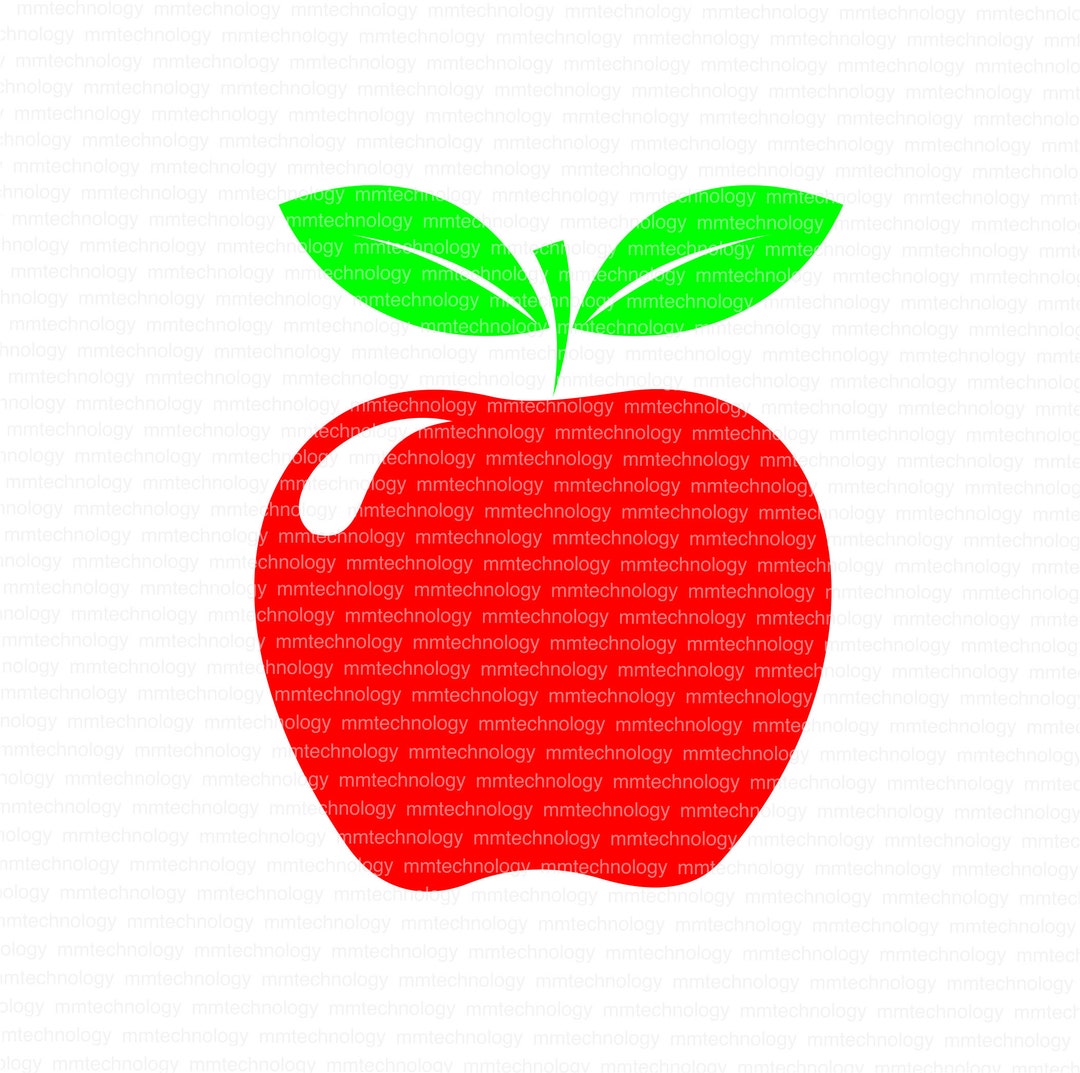 SVG Files, Silhouette Files, Apple Svg, Fruits Svg, Big Apple Svg - Etsy
