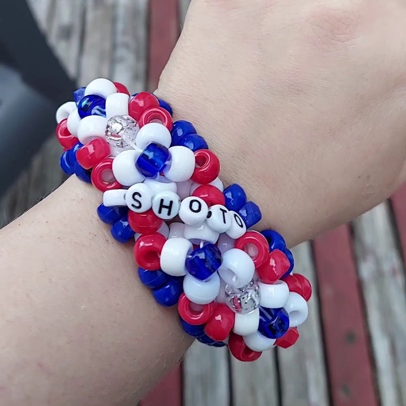 Large MHA Character Kandi Bracelets - Etsy