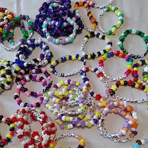 Small MHA Character Kandi Bracelets - Etsy