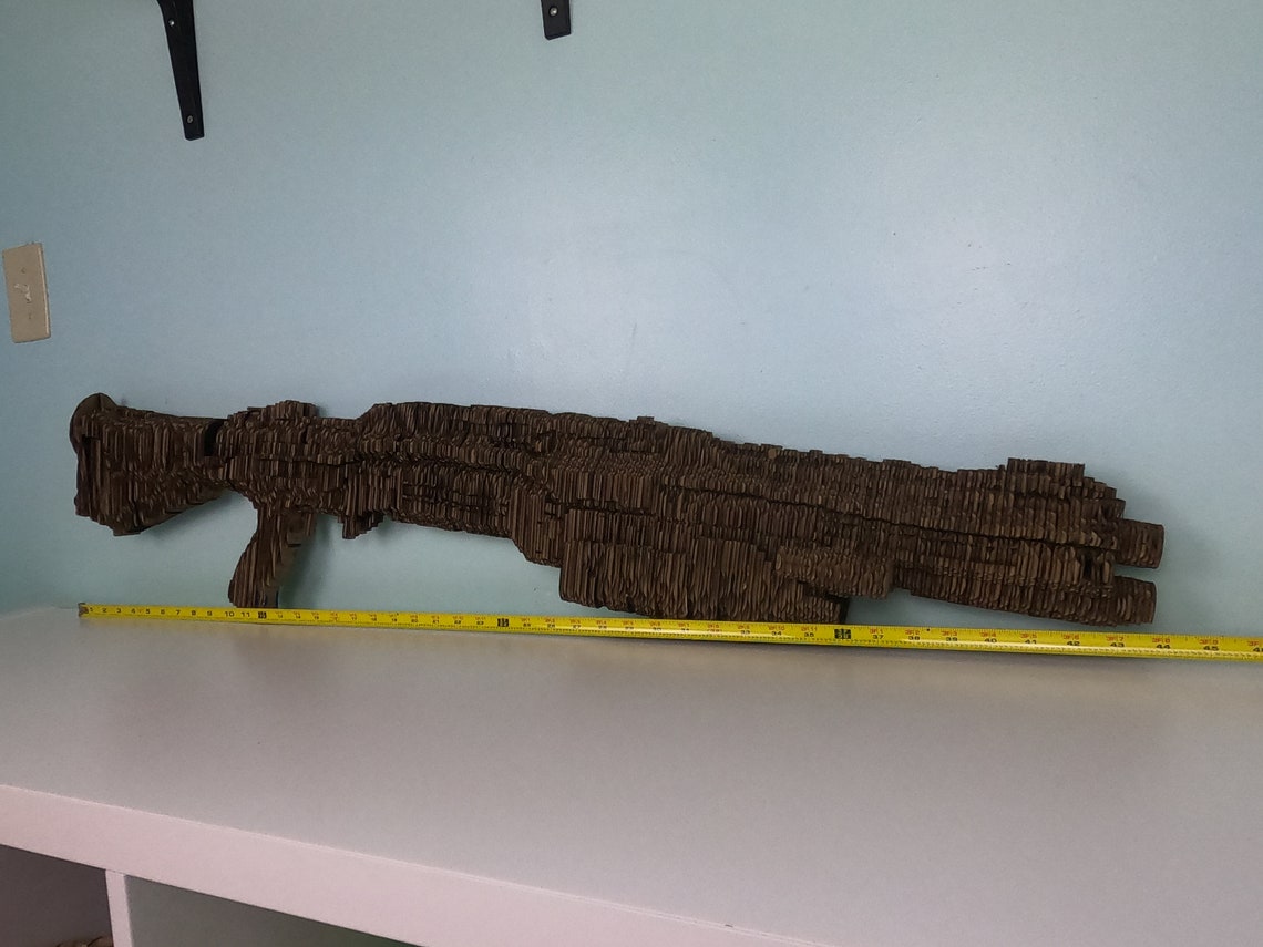 Halo M45D Shotgun // SVG File // Glowforge Project // .25" Stack ...