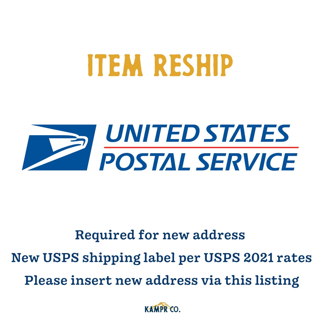 Reship 1 Mug 1 Shipping Label Purchase USPS - Etsy