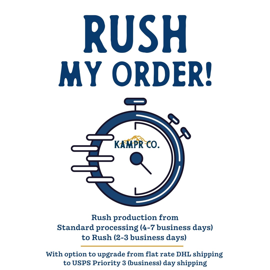 Rush Your Order Ships in 2-3 Business Days Upgrade to Priority USPS 2 ...