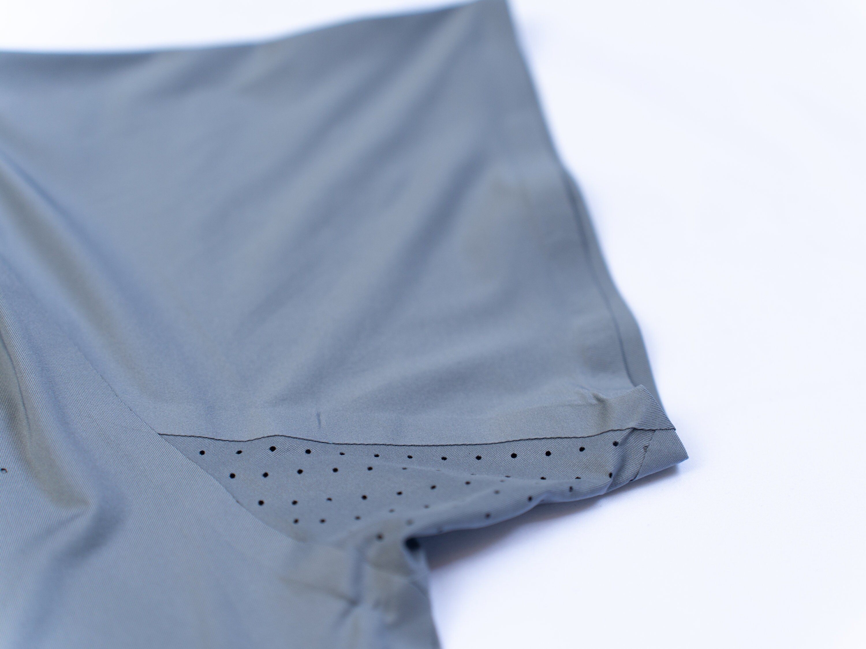 Blue Training T Shirt Light Breathable Perforated Reflective Athletic ...