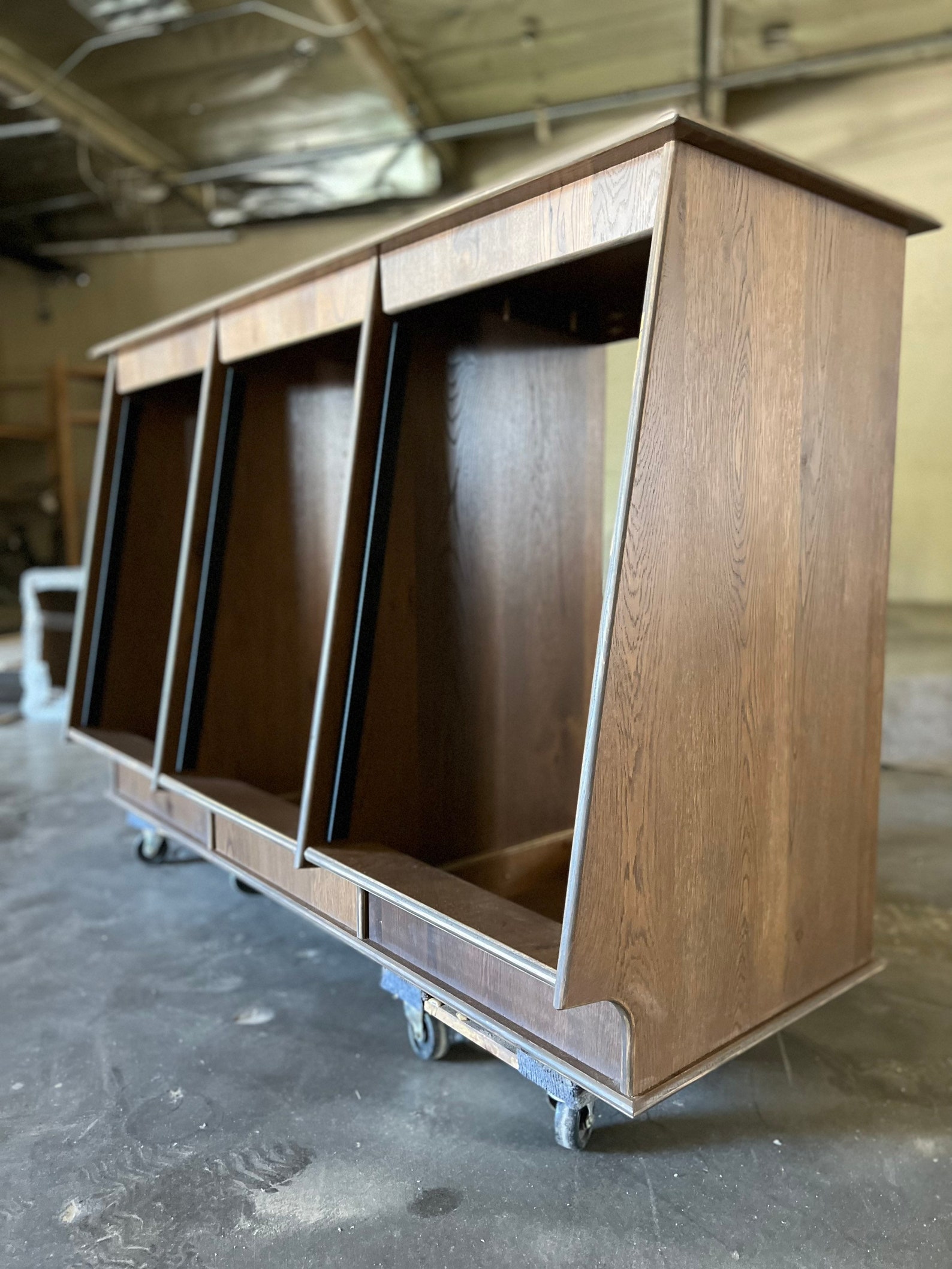 Triple 8-16U Slanted Audio Rack Optional Rear Racks - Etsy