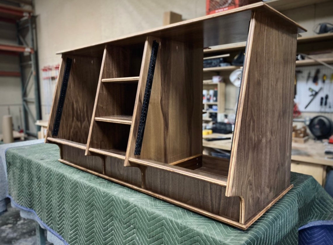 DOUBLE 8-12U SIDECAR RACK | Middle Shelves - Etsy