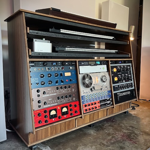 DUAL 8-12U Slanted SIDECAR Audio Rack 1-2 43 Keyboard - Etsy