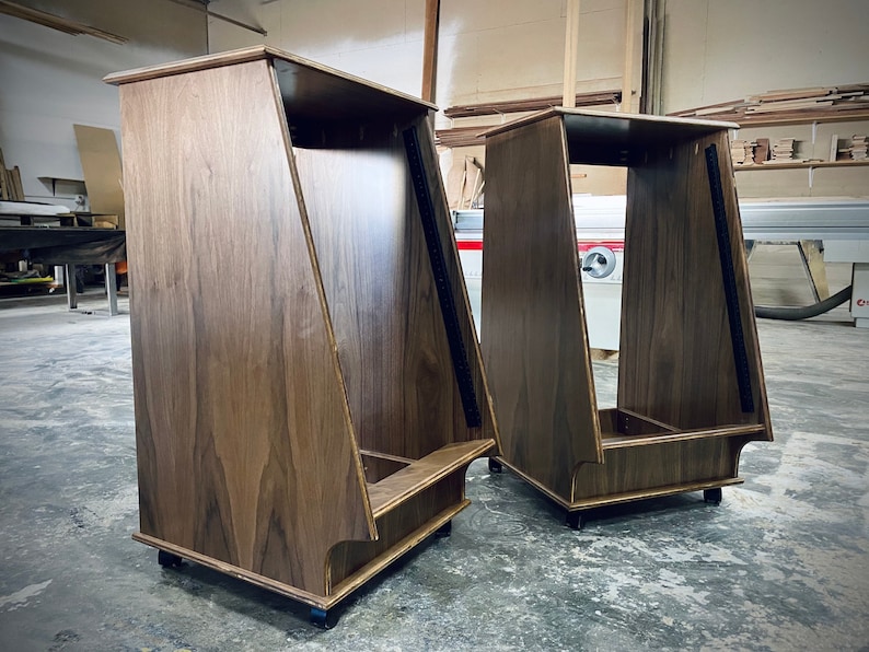 8-20U SLANTED AUDIO RACK | Etsy