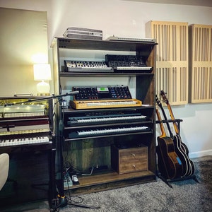 TALLBOY SYNTH CABINET | Music Studio - Etsy