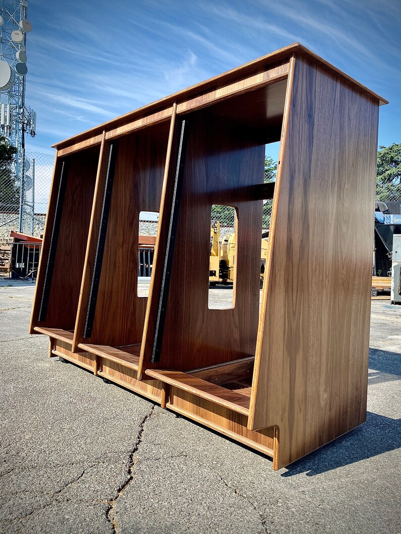 Triple 8-16U Slanted Audio Rack Optional Rear Racks | Etsy