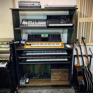 TALLBOY SYNTH CABINET | Music Studio - Etsy